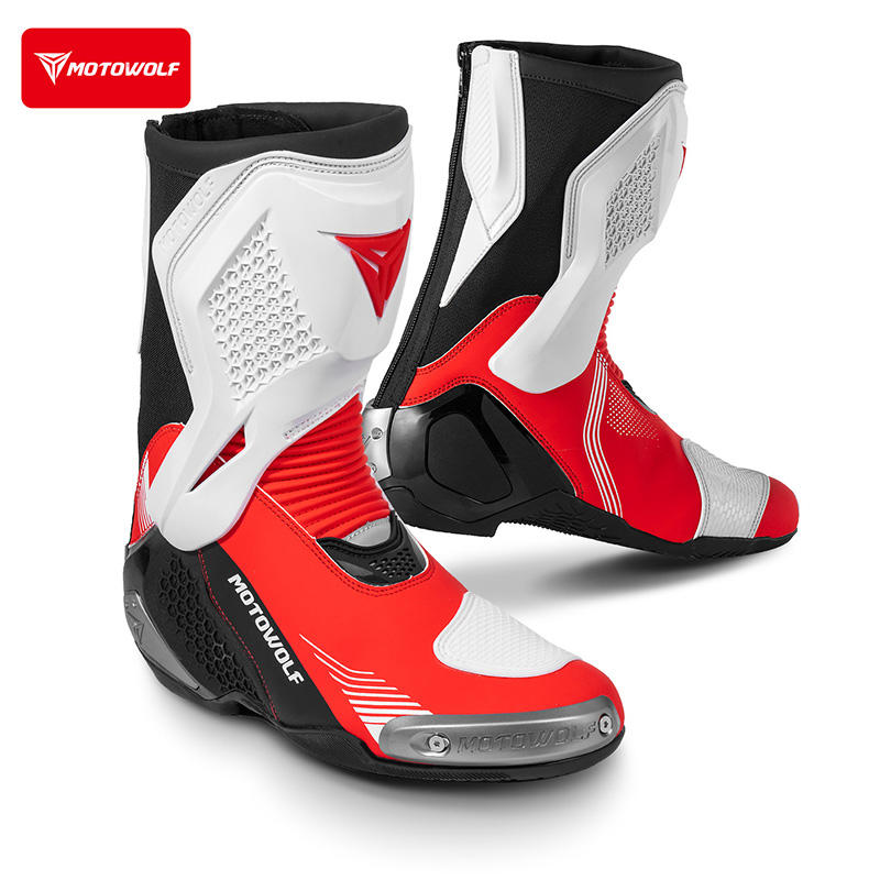 Motowolf Motorcycle Riding Boots Professional Motorbike Boots Racing ...