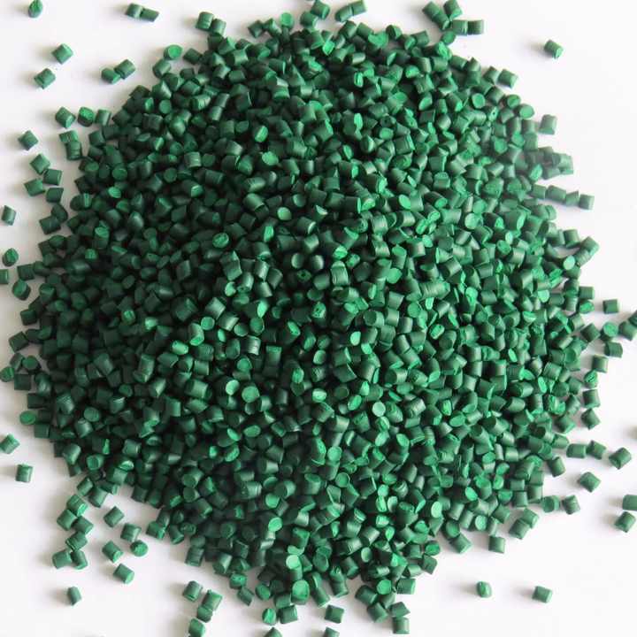 China YIXIN Green Color Masterbatch Plastic Granules Environmentally ...