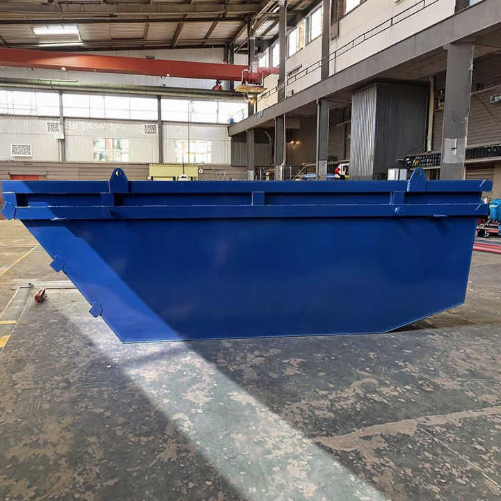 Heavy Duty Steel Skip Bins for Construction Waste 8 Cubic Meters Skip ...