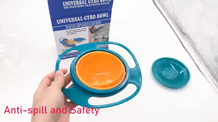 Ufo Balancing Bowl 360 Degree Rotation Without Spilling The Bowl Infant ...