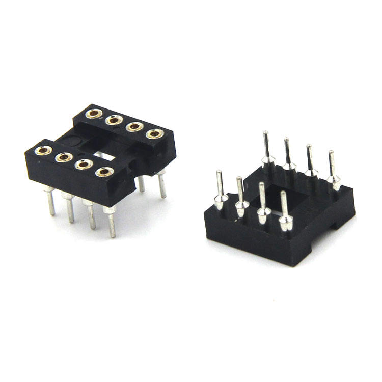 8 Pin 2.54 Pitch H3.0 180 Dip Integrated Circuit Socket Microcontroller ...