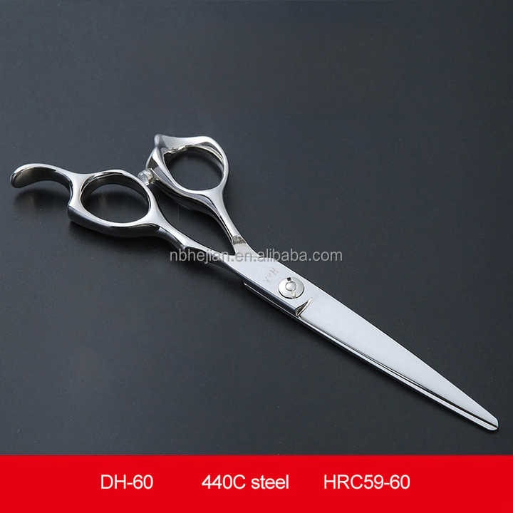 440C Steel Scissors Barber Professional 6 Inch Scissors for Hair Cutting Thinning Hairdressing ...