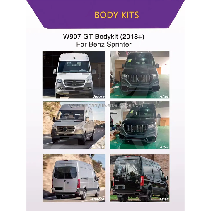 2023 Luxury Car Exterior Sprinter Body Kit Auto Body System for Van MPV ...