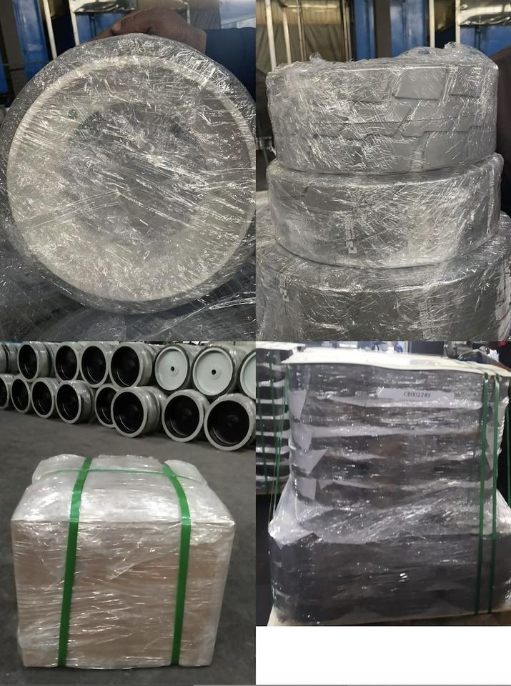 Booen Industrial Press-On Solid Forklift Tires 22x8x16/22x9x16/23x10x16 ...