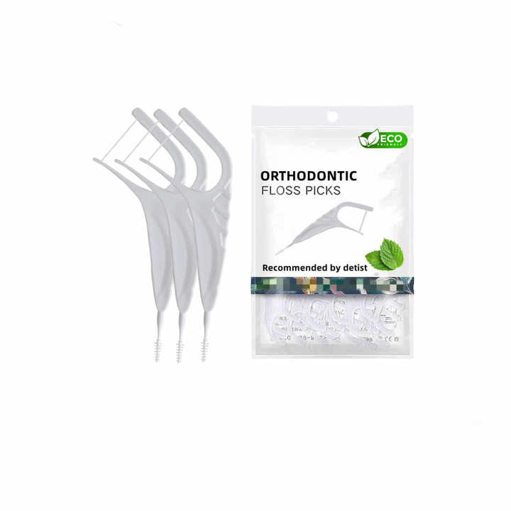 Toothpick Oral Care Dental Ortho Flosser Stick Mint Dental Teeth ...