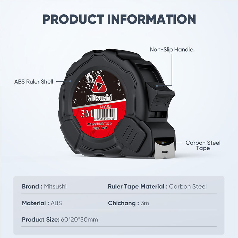 Fyseus Customized Logo Retractable Steel Measuring Tape 3M 5M ...