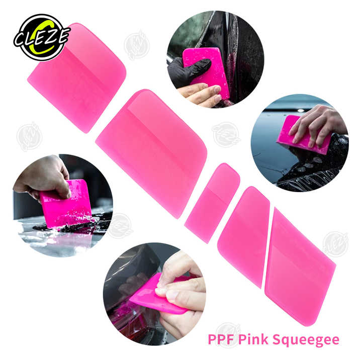 CLEZE Professional Ppf Squeegee Set Water Removal Cleaning Rubber Squeegee Traceless Vinyl Wrap ...
