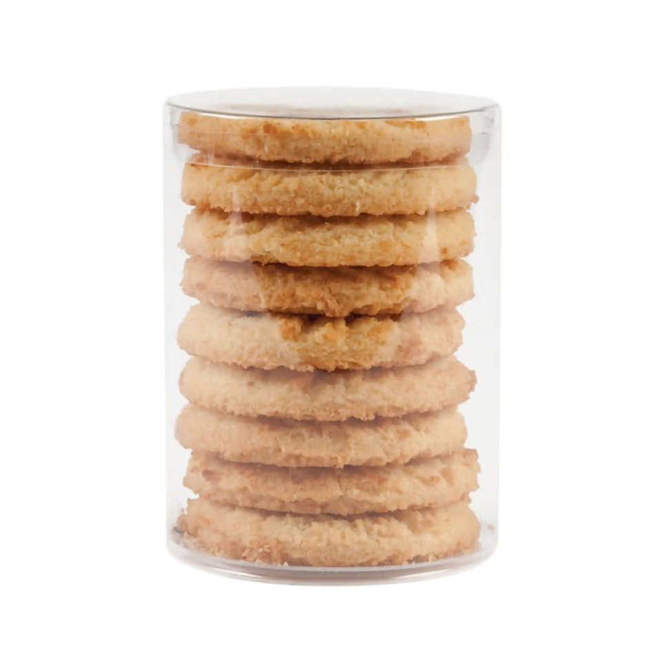 Plastic Round Cylinder - Transparent PET Food Grade Packaging
