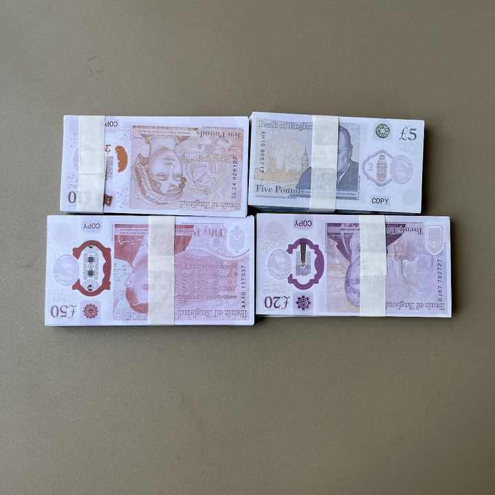 Movie Prop Money UK 5 10 20 50 British Pound GBP Notes Realistic Prop ...