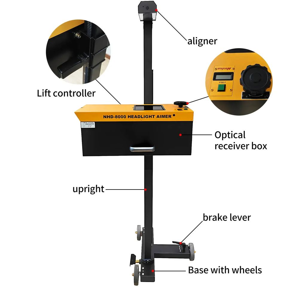 Wholesale NHD-8000 Headlamp Headlight Tester - Precision Alignment