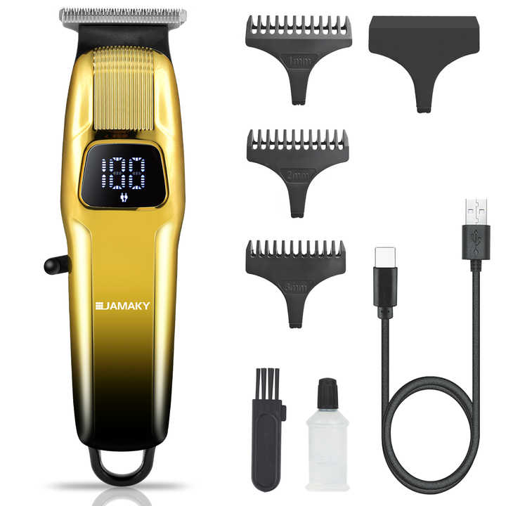 Jamaky 7000 Hair Trimmer: 5W Power, 1200mAh Battery, 7000RPM Speed, LED ...