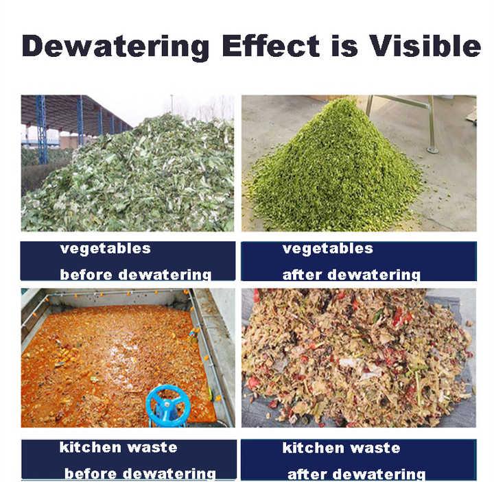 COBRO Dewatering Screw Press - Efficient Food Waste Shredder