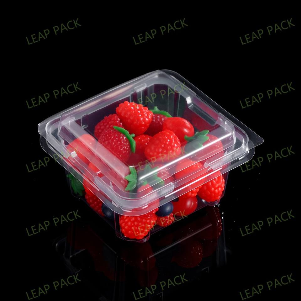 Clear Plastic Clamshell Packaging for Bakery Salad Take Container for ...