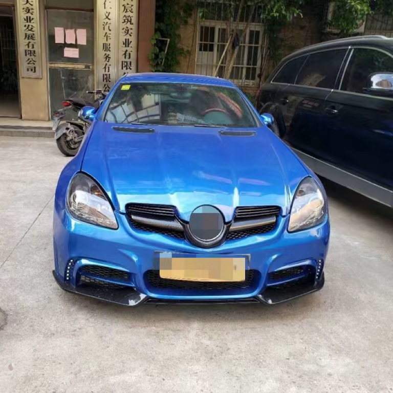 SLK R171 Body Kit - Wide Style Fiberglass Bumper Set