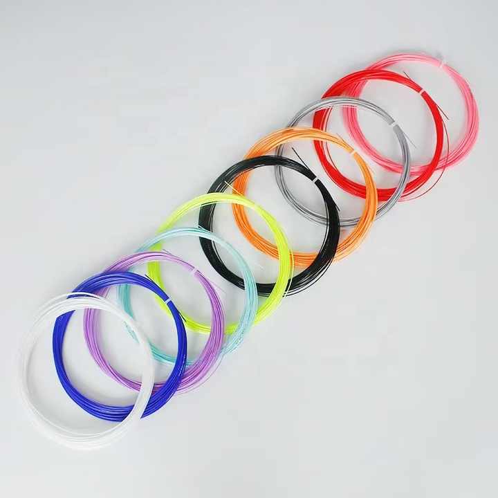 Factory Badminton Rackets Strings 0.65mm Tension With Different Color ...
