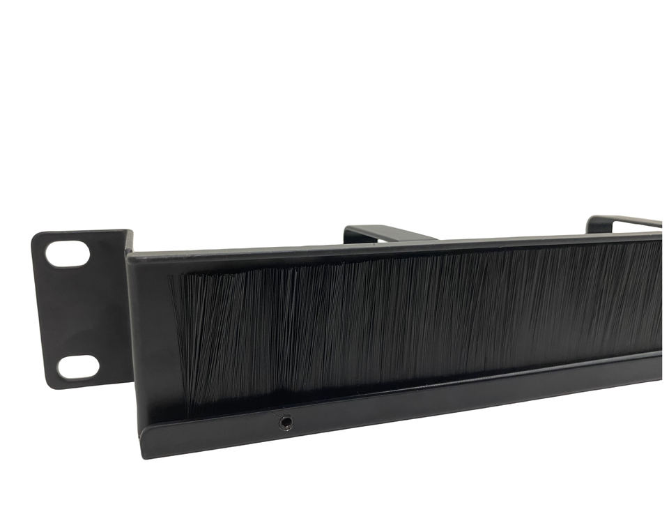 1U Rack-Mount Cable Management Panel with Brush & Cable Clips| Alibaba.com