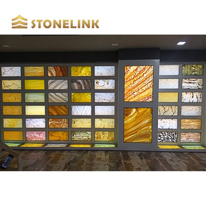Wholesale backlit wall alabaster panels For Natural Architectural Style ...
