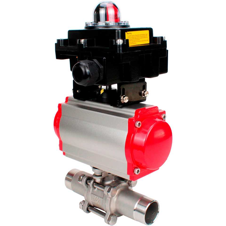 Stainless steel AISI 304 Ball Valve DNOVA BV3131P(3pc)-FP-W-ISO-H LONG ...