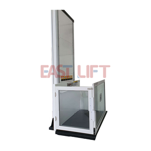 Vertical wheelchair platform lift Hydraulic home elevator Wheelchair ...
