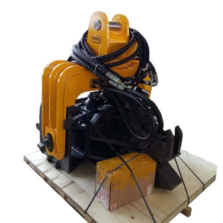 Mini Excavator Sheet Pile Hydraulic Pile Driver Hammer for Excavator ...