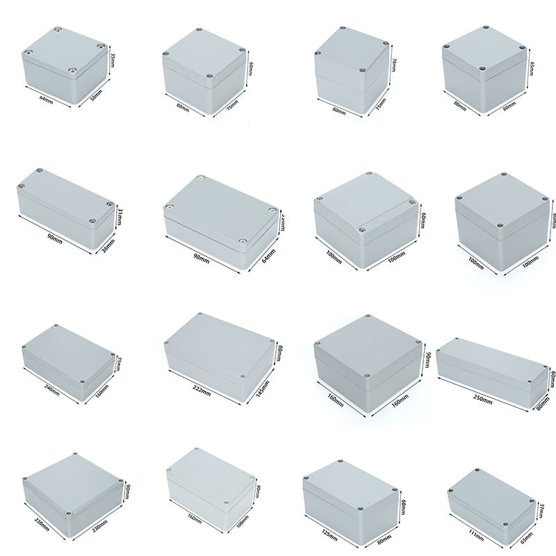 IP66 Die Cast Aluminium Waterproof Enclosure Industrial Electrical ...