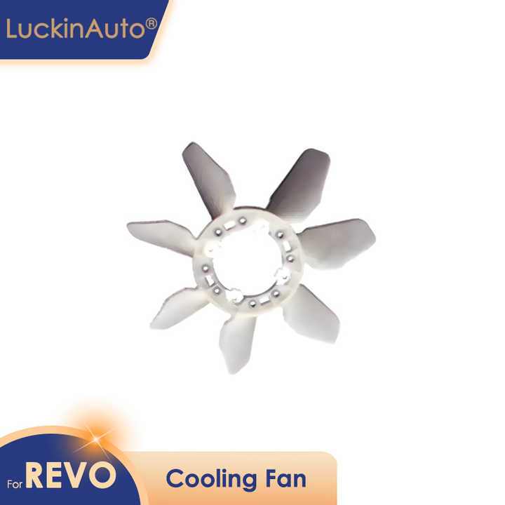 Luckinauto Radiator Cooling Fan for Toyota Hilux Vigo