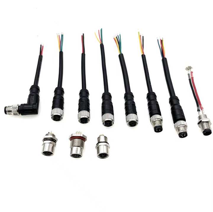 Factory Custom M12 Waterproof Electrical Connector M8 M16 Cable ...