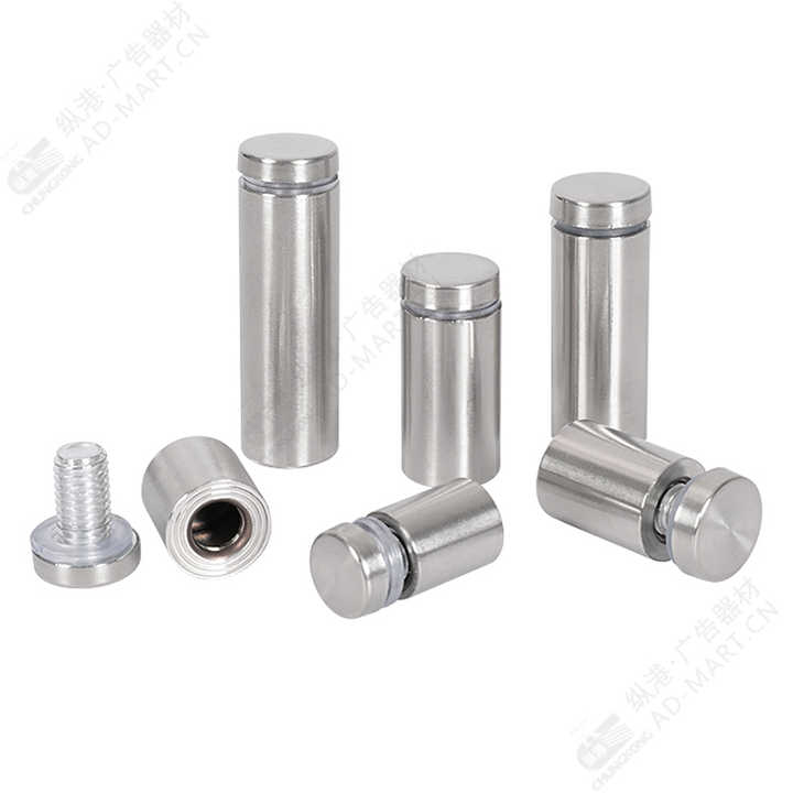 Stainless Steel Mirror Glass Acrylic Frame Silver Advertising Sign ...