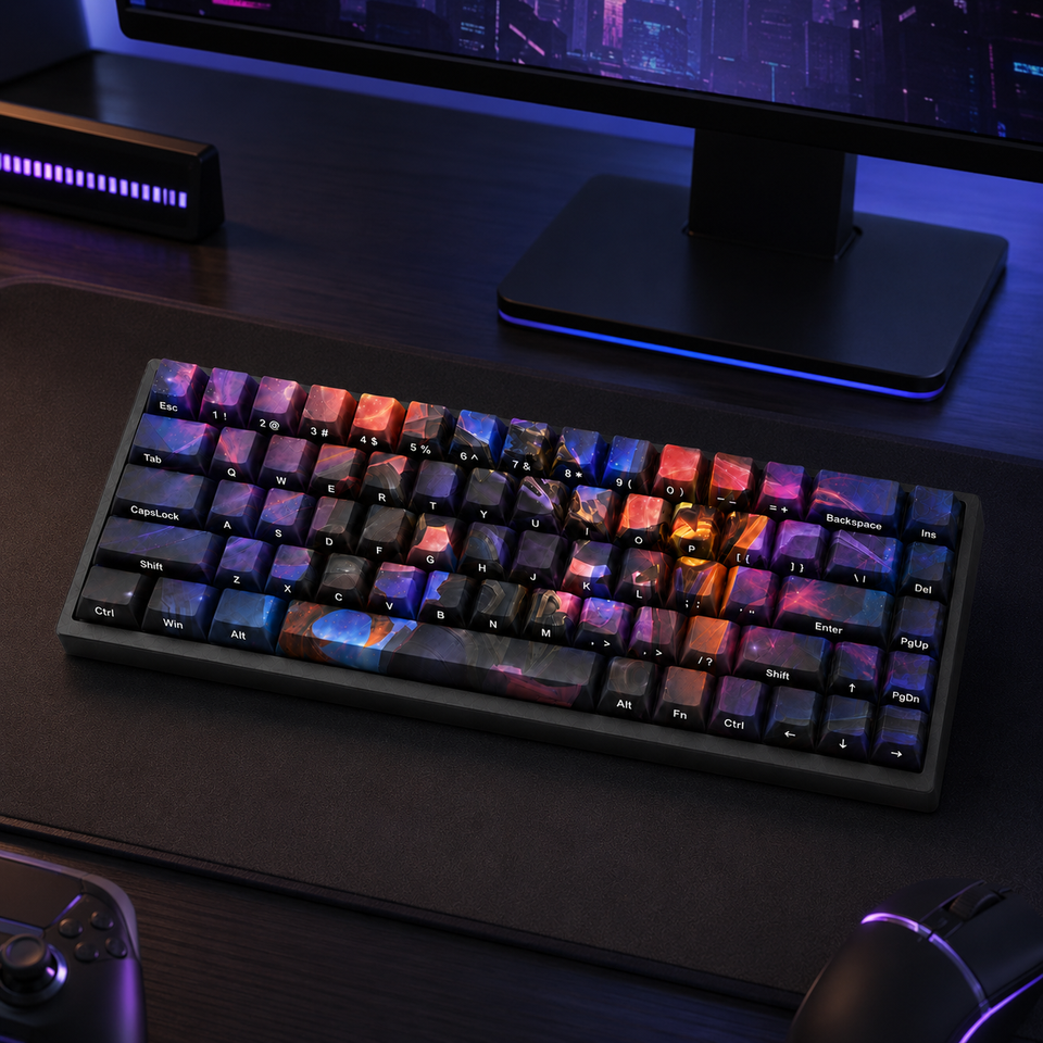 Custom LOL ODYSSEY AATROX 68 Key PBT Dye Sublimation Side Printed ...