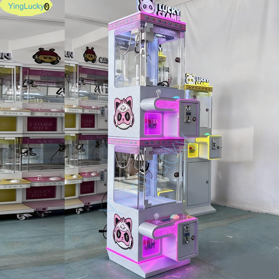 2 Player Full Metal Mini Crane Claw Machine-Double Player Arcade Game ...