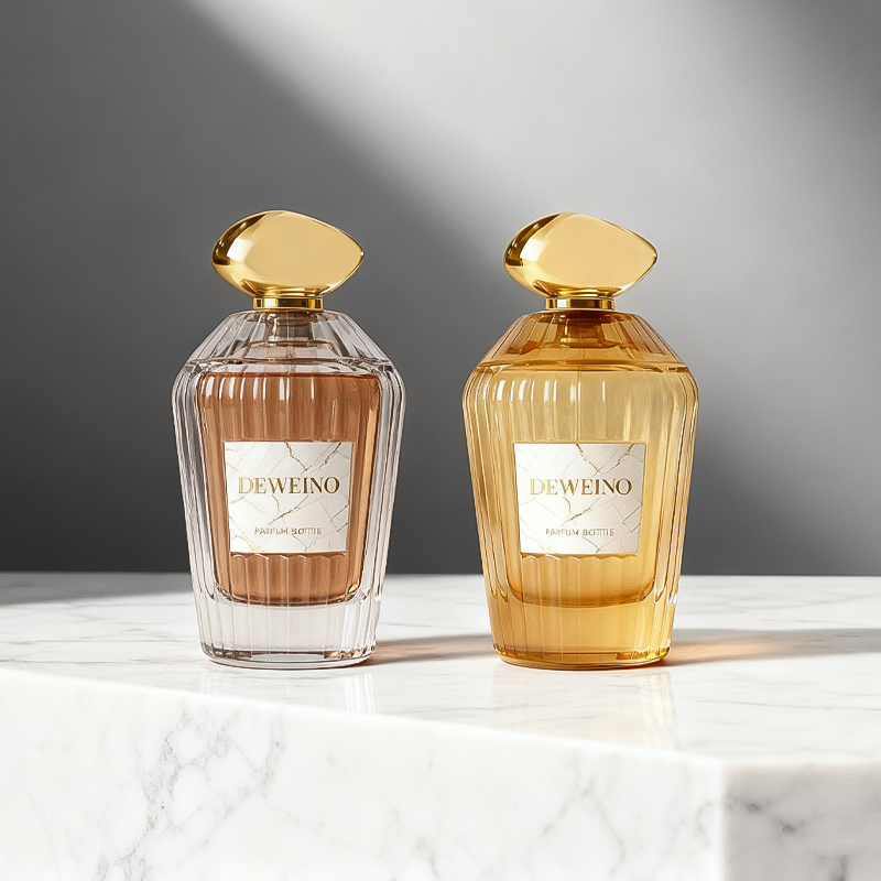 Brand New 50ml Empty Perfume Bottles Round 100Ml Perfume Bottle Clear ...