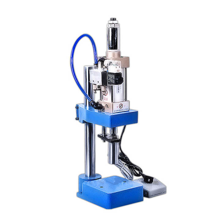 200KG Pneumatic Riveting Machine Punch Type Mini Power Table Press Hole ...