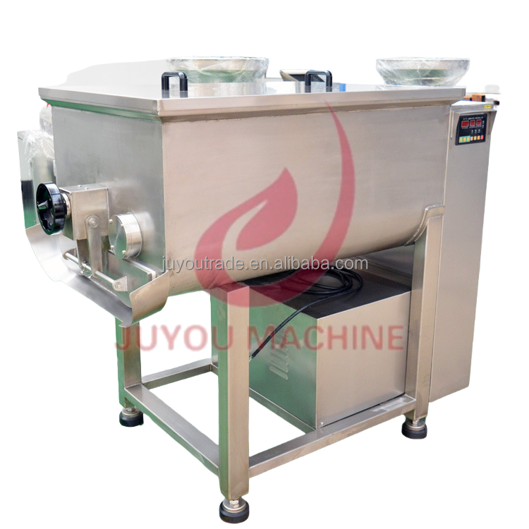 JUYOU Commercial Industrial Automatic High Efficiency Meat Stuff Mixer ...