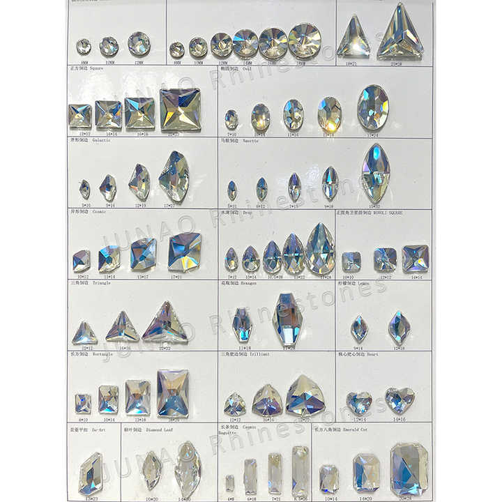 JUNAO Flatback Glass Rhinestones - Elevate Your DIY Projects