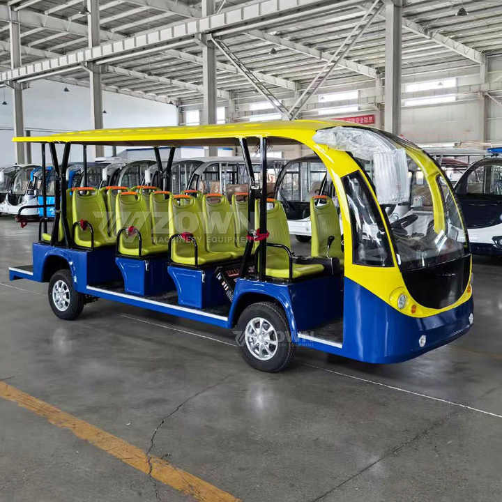 Electric Bus 12 Seater Luxury Coach - Custom Color Design