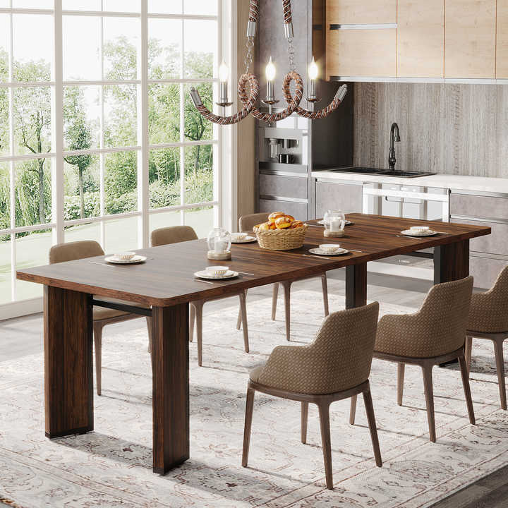 Tribesigns Adjustable Dining Table Dining Tables for Restaurant ...
