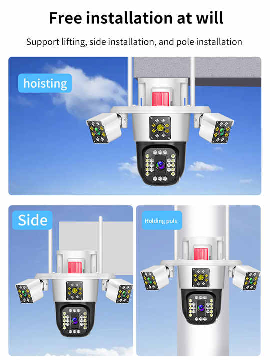 YKM Ipc360home APP High Resolution CCTV Camera - 12MP