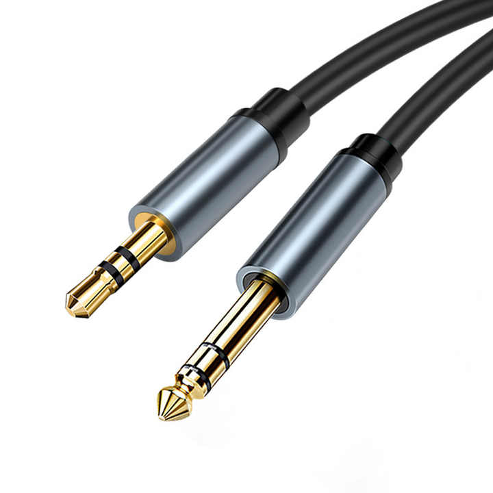 Denoise HIFI Gold-plated OFC Aux Audio Cable Small Jack 3.5mm to Big ...