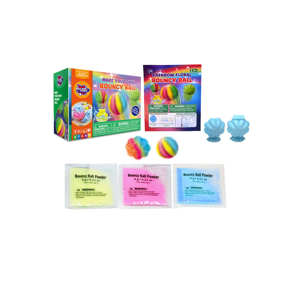 BIG BANG SCIENCE DIY Bouncy Balls Kit Science Kits Bouncy Balls Making ...
