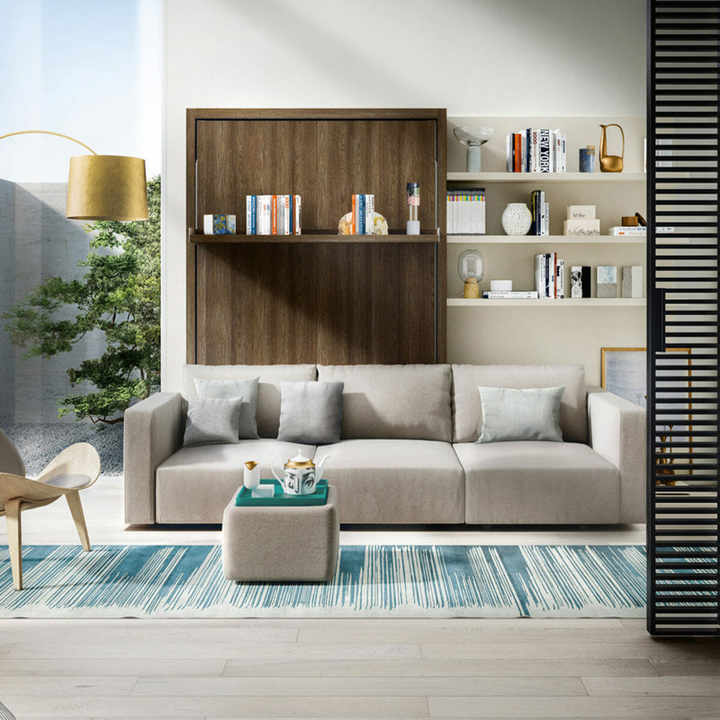 Premium Smart Murphy Bed - Queen Size Folding Sofa Wall Bed