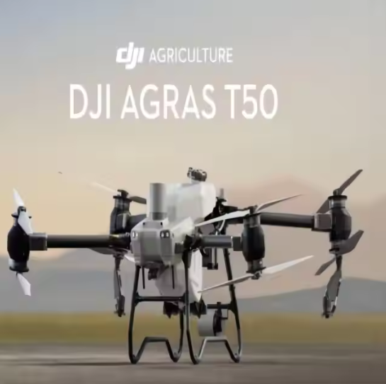 DJI Agras T50 - Efficient Farm Spraying with Charging Station