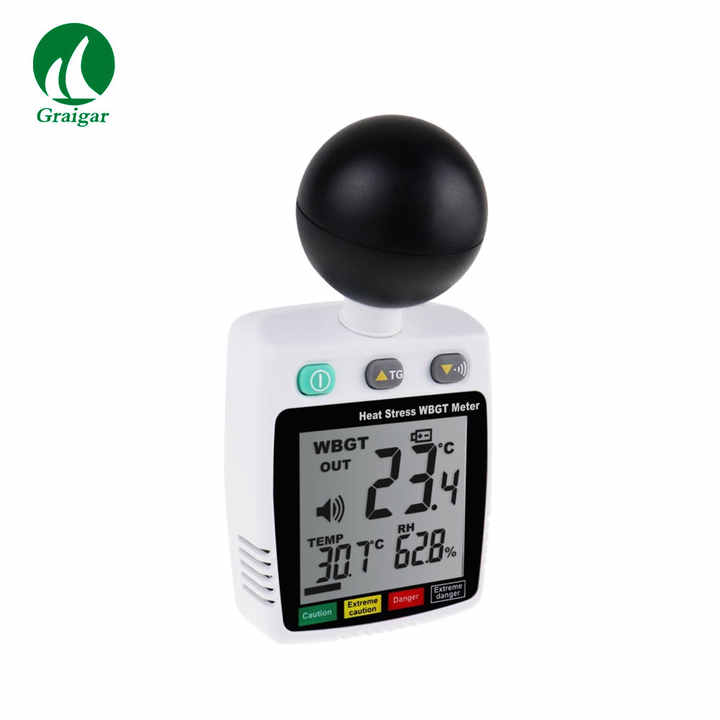 Tenmars TM-288 Heat Stress WBGT Meter Black-Globe Temp Meter Air Temp ...