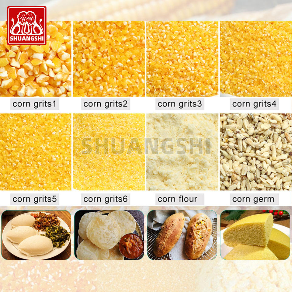 Auto Crack Corn Meal Miller Grinding Maize Process Milling 20tpd 30tpd ...