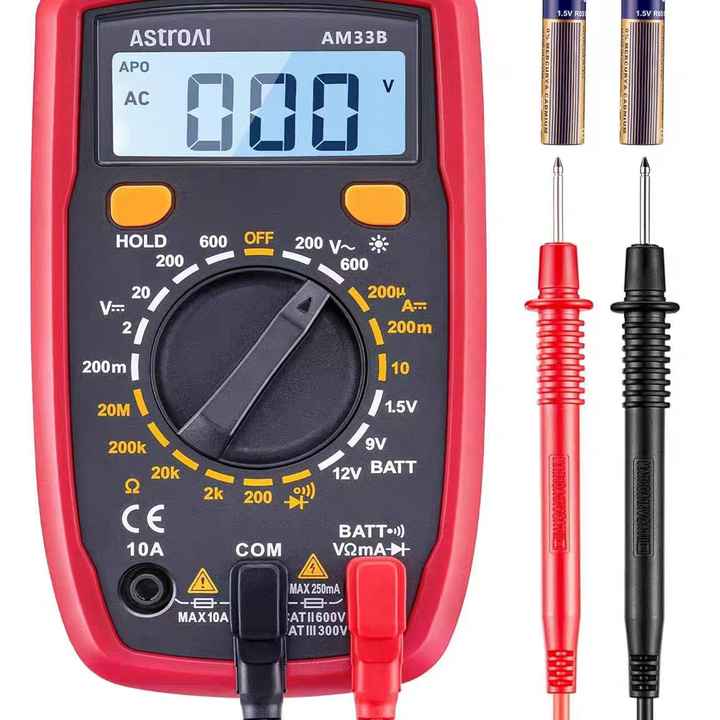 AstroAI Digital Multimeter Tester 2000 Counts with DC AC V| Alibaba.com