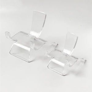 Buy Freestanding clear acrylic shelf brackets with Custom Designs ...