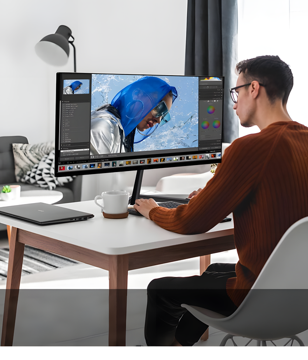 Curved Black Best Sell 32 Inch 1920*1080 75Hz Refresh Rate IPS Panel ...