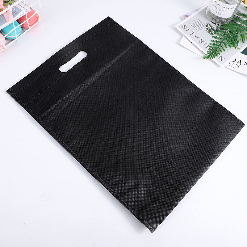 Custom Logo Eco Friendly Reusable Non Woven Tote Shopping Bag Die Cut ...