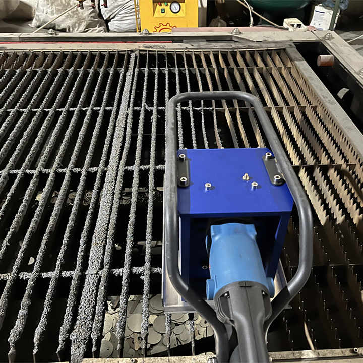 Direct portable laser cutting machine removing metal scrap iron can ...
