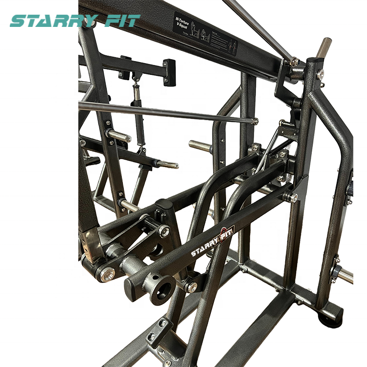 Starry Fit Steel V Hack Squat Machine for Bodybuilding Strength ...