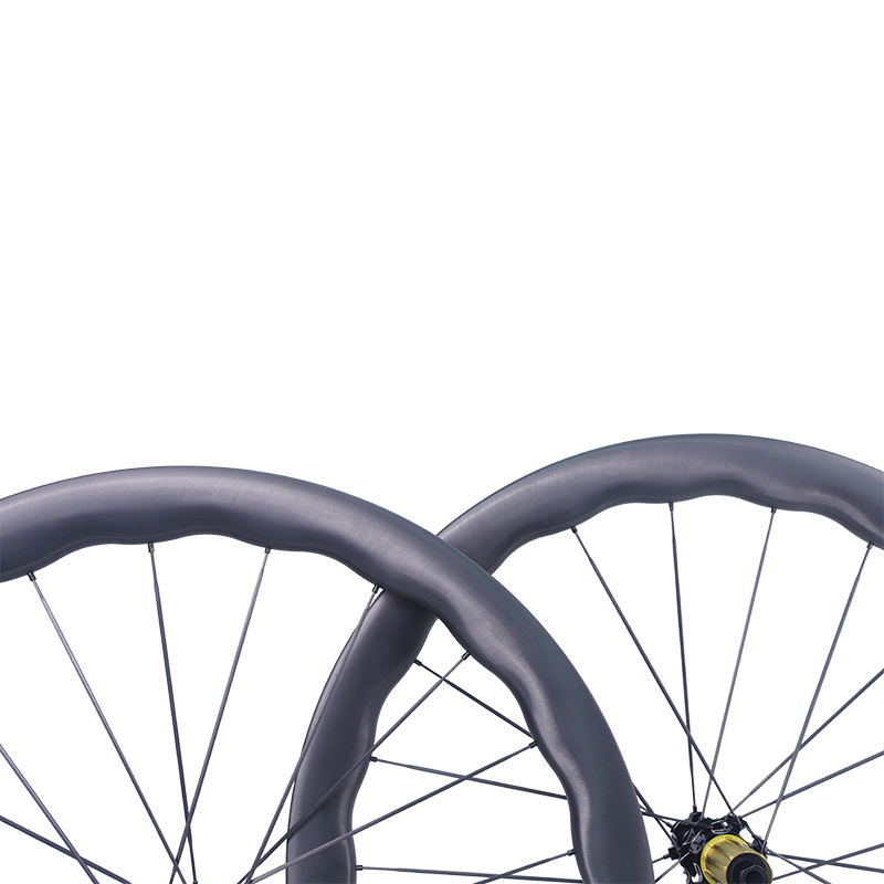 Toray T800 Carbon Fiber 700c Road Wheelset with Disc Brake and Tubeless ...